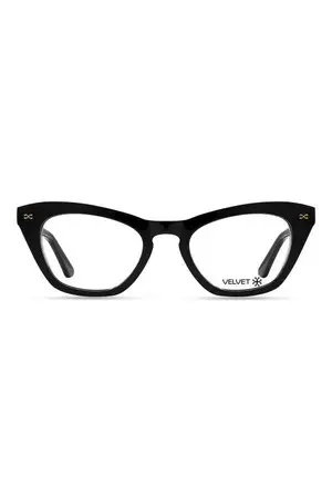 VELVET EYEWEAR Stevie Cat Eye Optical Glasses - Black