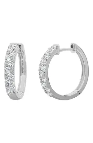 Bony Levy Mika Diamond Hoop Earring