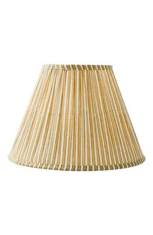MELA ARTISANS Candystripe Pleated Lamp Shade - Yellow