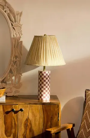 MELA ARTISANS Candystripe Pleated Lamp Shade