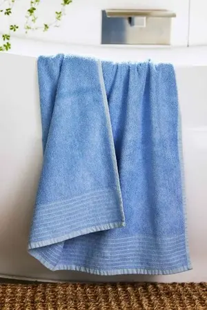 BEDVOYAGE Viscose Odor & Mildew Resistant Spa Towel Collection Ocean Blue