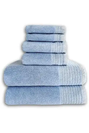BEDVOYAGE Viscose Odor & Mildew Resistant Spa Towel Collection - Ocean