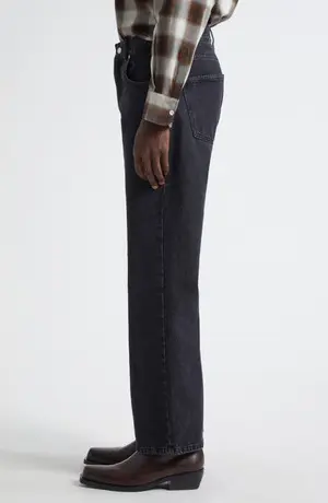 SECOND / LAYER Big Papi Slim Straight Leg Jeans - Black Stone Wash 2249