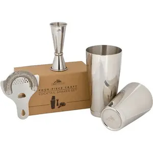 A BAR ABOVE 4-piece Craft Bar Set - Stainless Steel