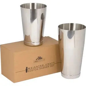 A BAR ABOVE Boston Cocktail Shaker Set - Stainless Steel
