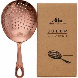 A BAR ABOVE Julep Cocktail Strainer - Antique Copper