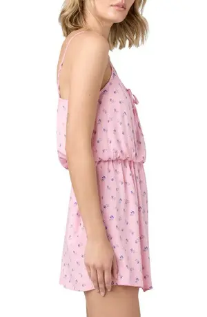 FLORENCE BY MILLS Slip It On Minidress - Candy Pink Floral