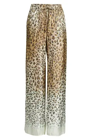 Kobi Halperin Print Ombré Wide Leg Pants