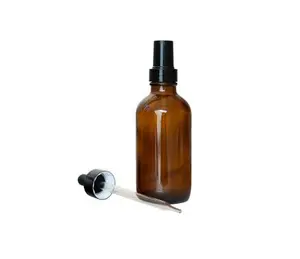 A BAR ABOVE Cocktail Atomizer & Eye Dropper Spray Bottle Set - Brown