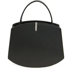 Black top handle tote bags