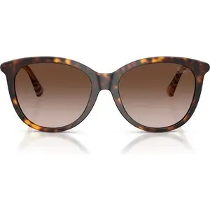 Burberry 55mm Phantos Sunglasses - Dark Havana/brown Gradient