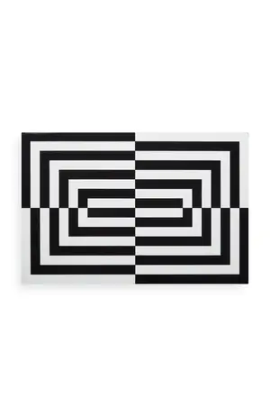 Jonathan Adler Large Lacquer Box - Op Art