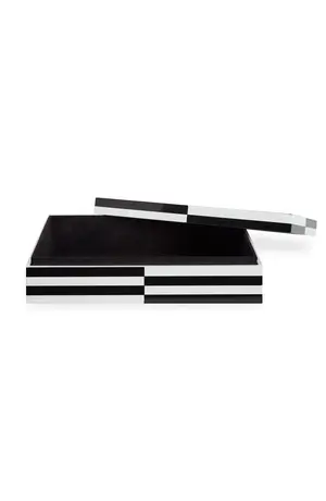 Jonathan Adler Large Lacquer Box - Op Art