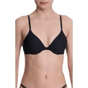 Natori Verge Convertible Plunge T-shirt Bra - Black