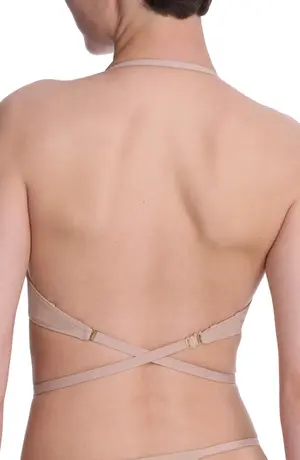 Natori Verge Convertible Plunge T-shirt Bra - Cafe