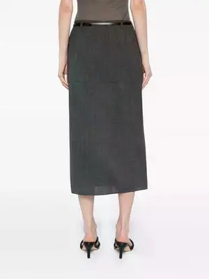 LESS Rolled Hem Skirt