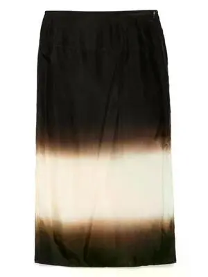 LESS Silk Electrospun Skirt - Brown
