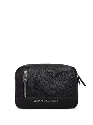 Armani Exchange Logo Belt Bag - Black
