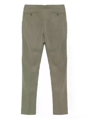 Canali Pressed-crease Trousers - Green