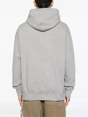 Comme Des Garçons Logo-print Hoodie - Grey