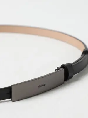 Max Mara Leather Belt - Black