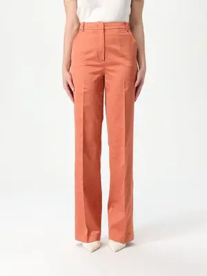 Pinko Tailored Wide Leg Trousers - Burnt