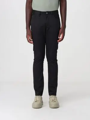 Armani Exchange Tailored Slim Fit Trousers - Black