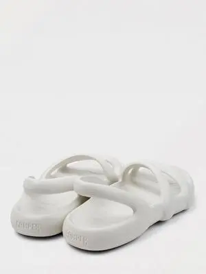 Camper Strappy Flat Sandals - White