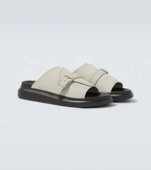 Alexander McQueen Hybrid Slides - Grey
