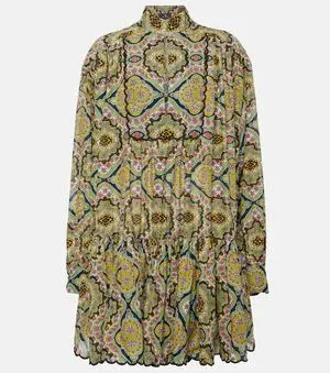Etro Printed Cotton Shirt Dress - Multicoloured