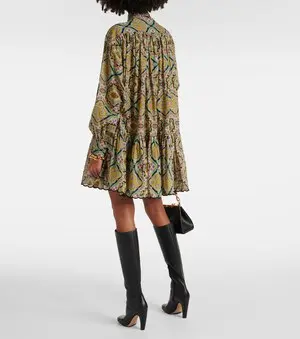 Etro Printed Cotton Shirt Dress - Multicoloured