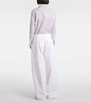 TOD'S Cotton Wide-leg Trousers
