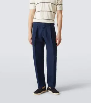 SLOWEAR Linen And Cotton Chinos