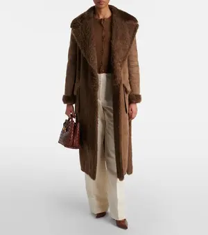 Ralph Lauren Wilmer Reversible Shearling Coat