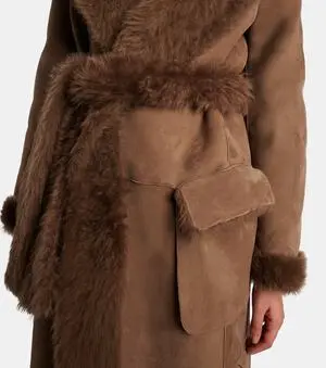 Ralph Lauren Wilmer Reversible Shearling Coat