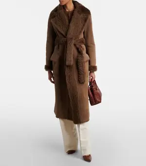 Ralph Lauren Wilmer Reversible Shearling Coat