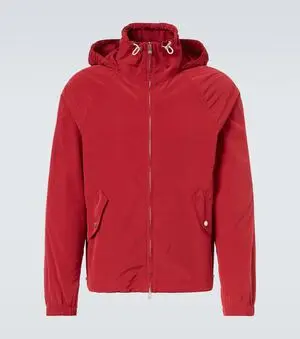 Brunello Cucinelli Hooded Raincoat - Red