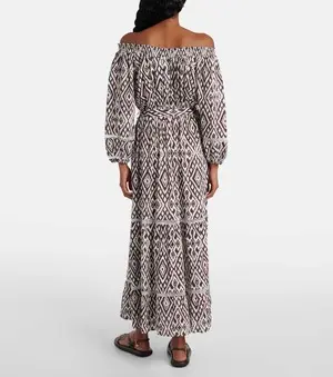 Melissa Odabash Eclipse Printed Midi Dress