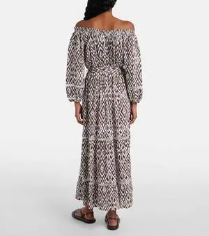 Melissa Odabash Eclipse Printed Midi Dress
