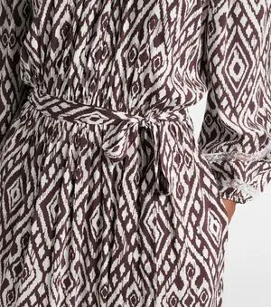 Melissa Odabash Eclipse Printed Midi Dress