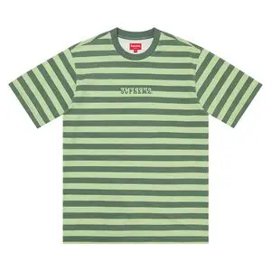 Supreme Reverse Stripe Short-sleeve Top 'green' Green