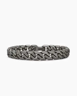 David Yurman David Yurman Curb Chain Titanium Link Bracelet Anthracite Titanium