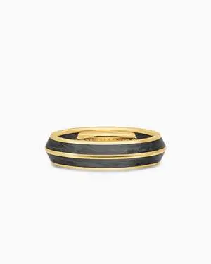 David Yurman Knife Edge Band Ring - Forged Carbon