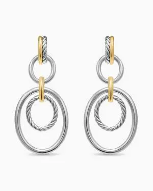 David Yurman Dy Mercer® Mobile Drop Earrings - Sterling Silver/18k Yellow Gold