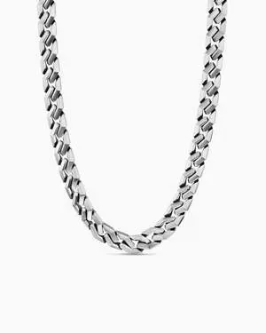 David Yurman Curb Chain Link Necklace - All Sterling Silver