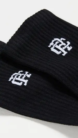 Reigning Champ Classic Mid Crew Socks Pack Of 3
