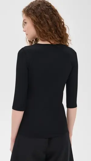 Vince Elbow Sleeve Crew Tee