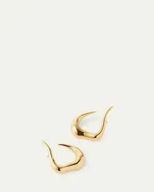 Fernando Jorge 18k Yellow Gold Bold Stream Open Hoop Earrings