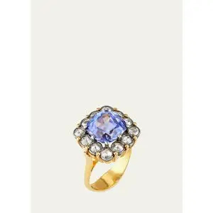 Arman Sarkisyan Rose-cut Diamond And Tanzanite Ring