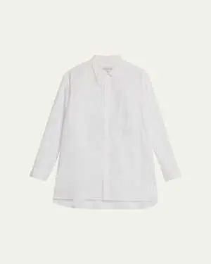 Yohji Yamamoto Solid Poplin Dress Shirt - 1 - White